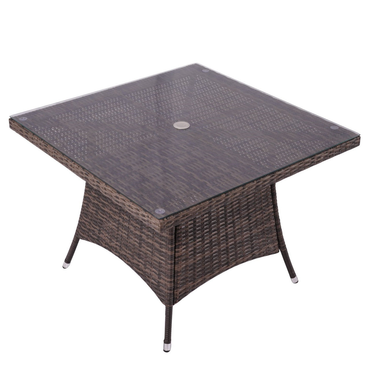 Direct Wicker 4-Person Cube Dining Table – Space-Saving & Stylish ...